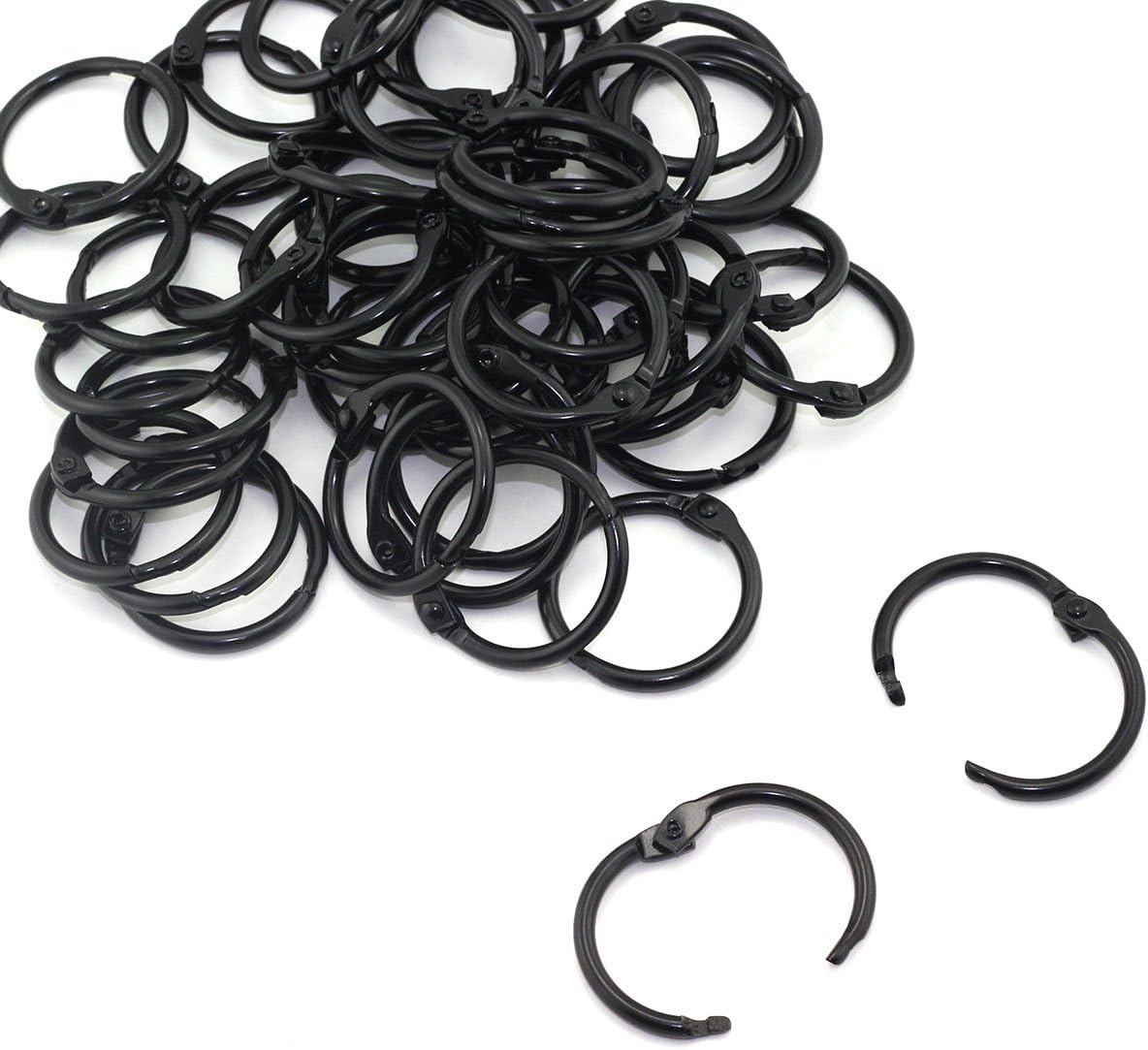 Amazon.com : 30PCS 1.5" Book Ring Metal Loose Leaf Binder Hinged Buckle ...