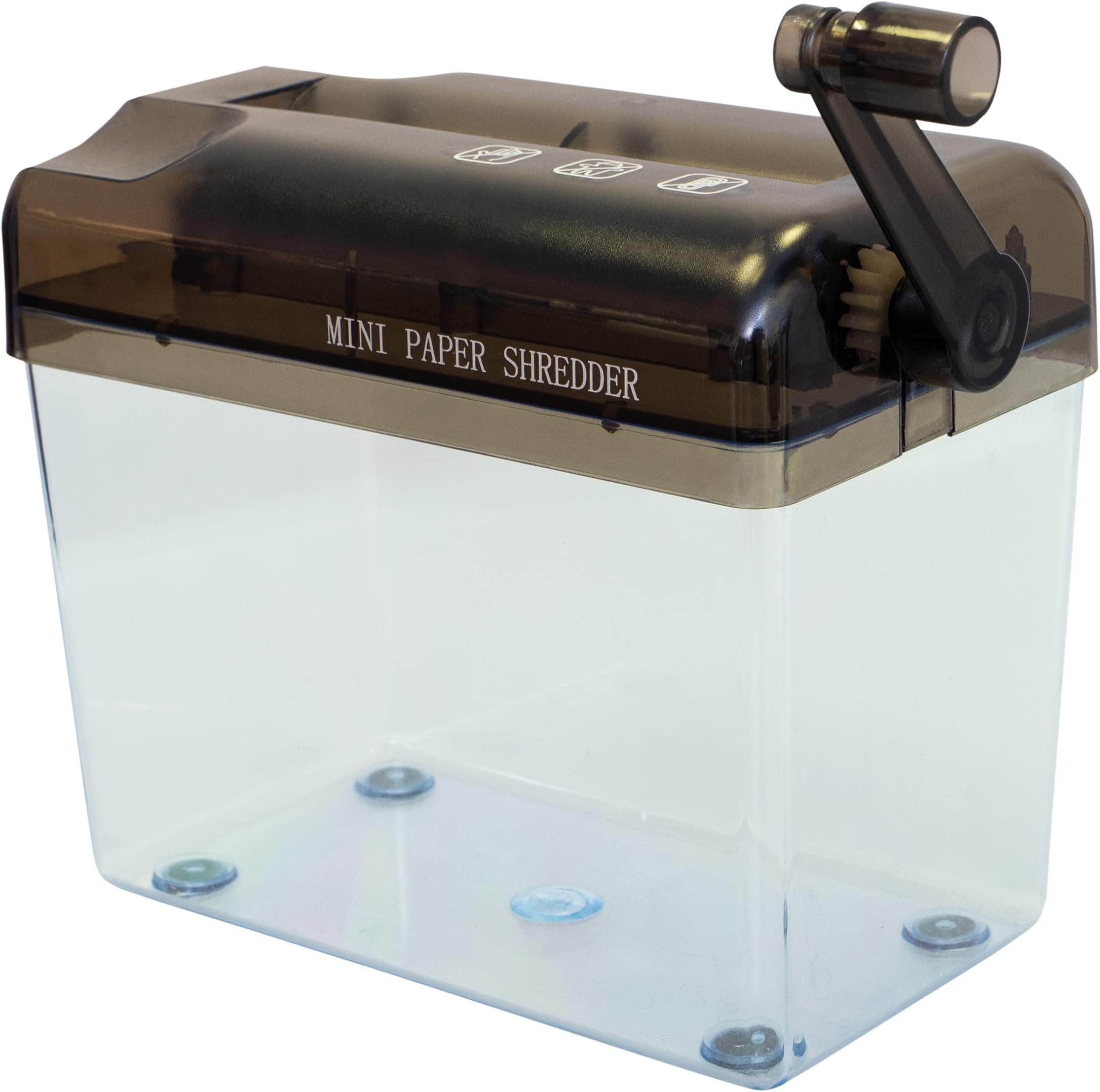 Bestfor Mini Manual Shredder Ideal for Securely Shredding Documents ...