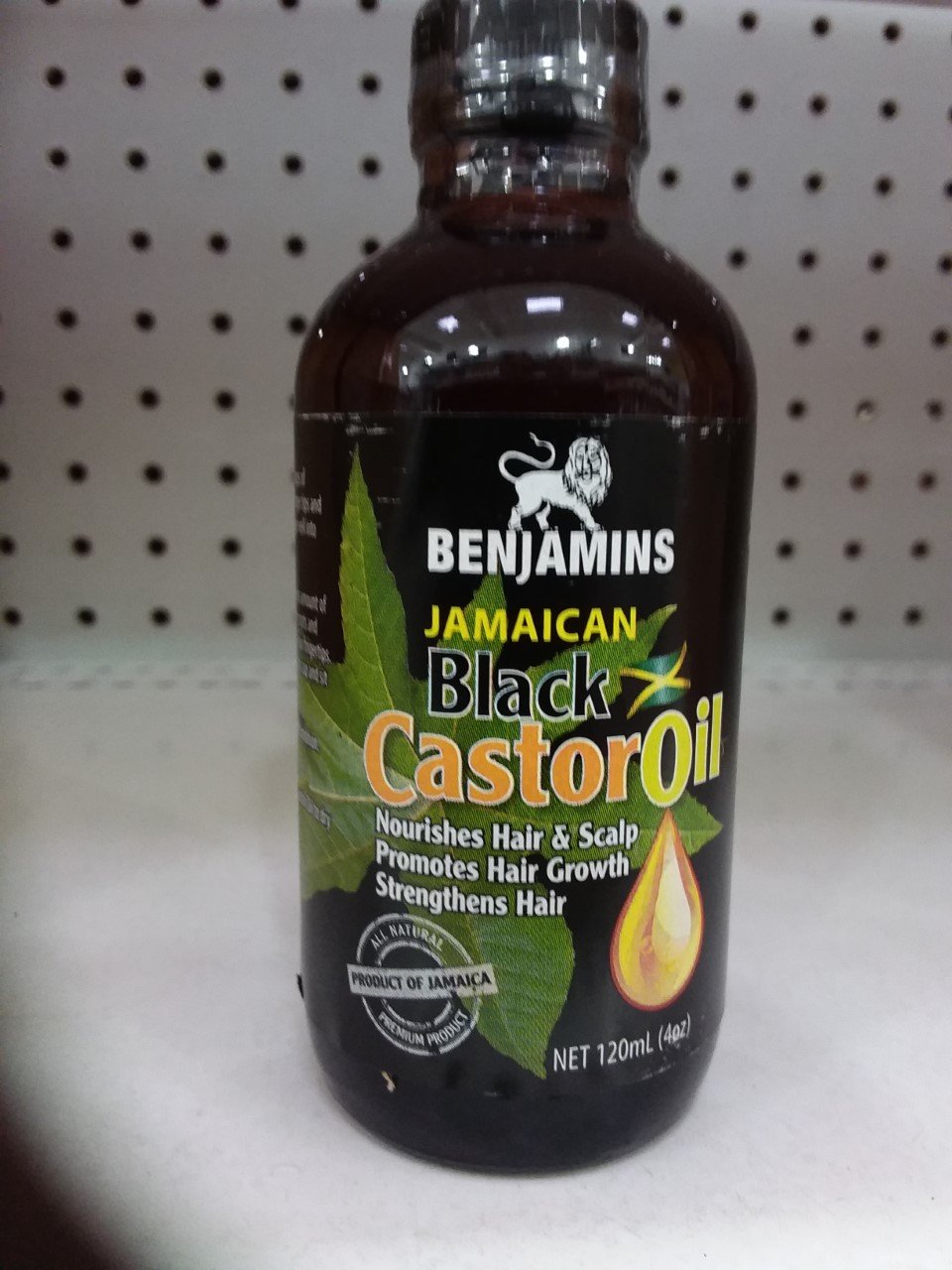 Jamaica BENJAMINS Black Castor Oil 120ML : Amazon.in: Beauty