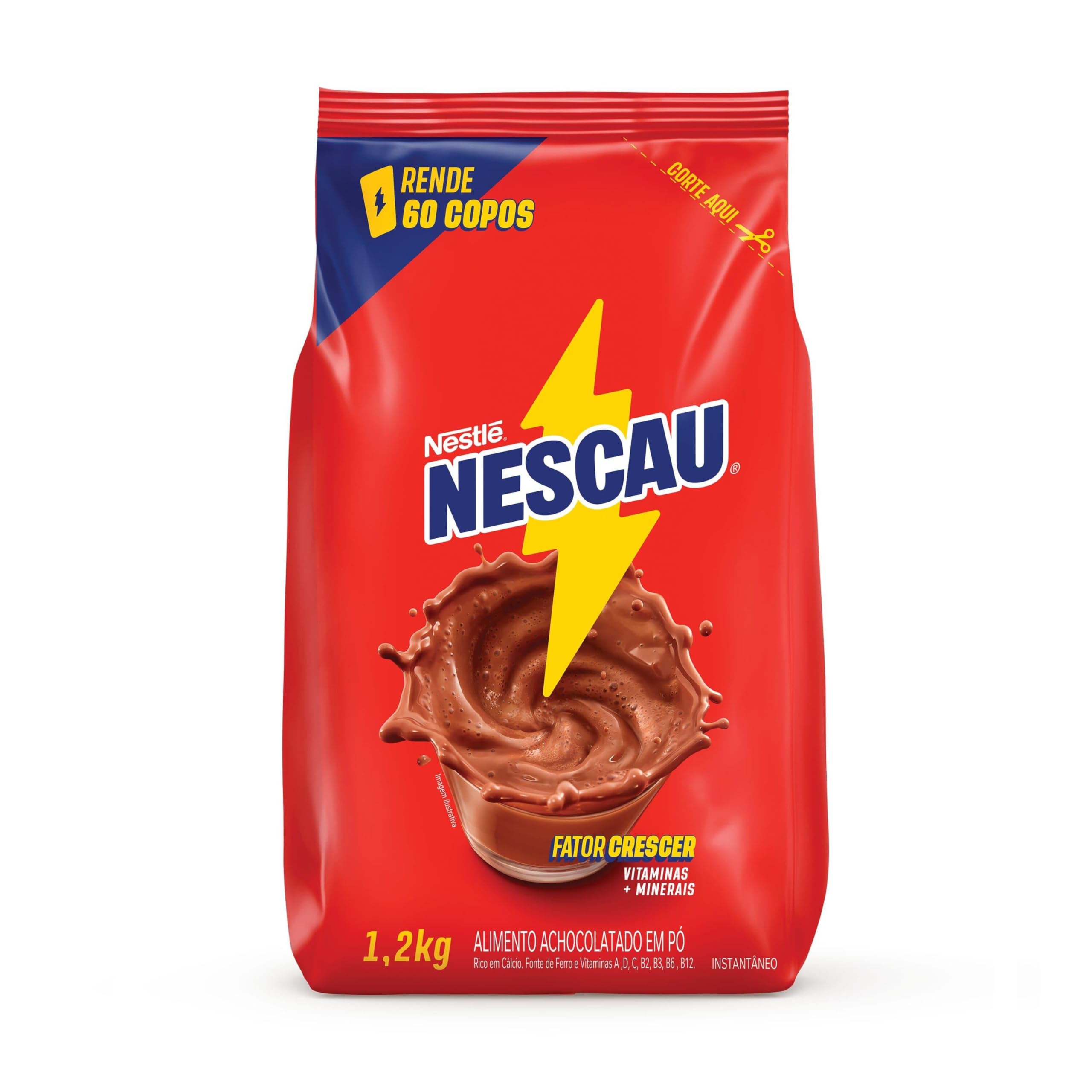 Nescau Achocolatado Em Pó Nescau 1 2Kg : Amazon.com.br: Alimentos e Bebidas