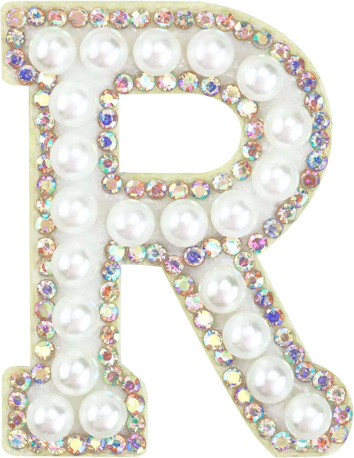 Amazon.com: GUCABE Sparkly Rhinestones and Elegant Pearls Iron On ...
