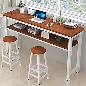 Amazon.co.jp: Dnowegas Counter Table, Dining Table, Width 39.4 / 47.2 ...
