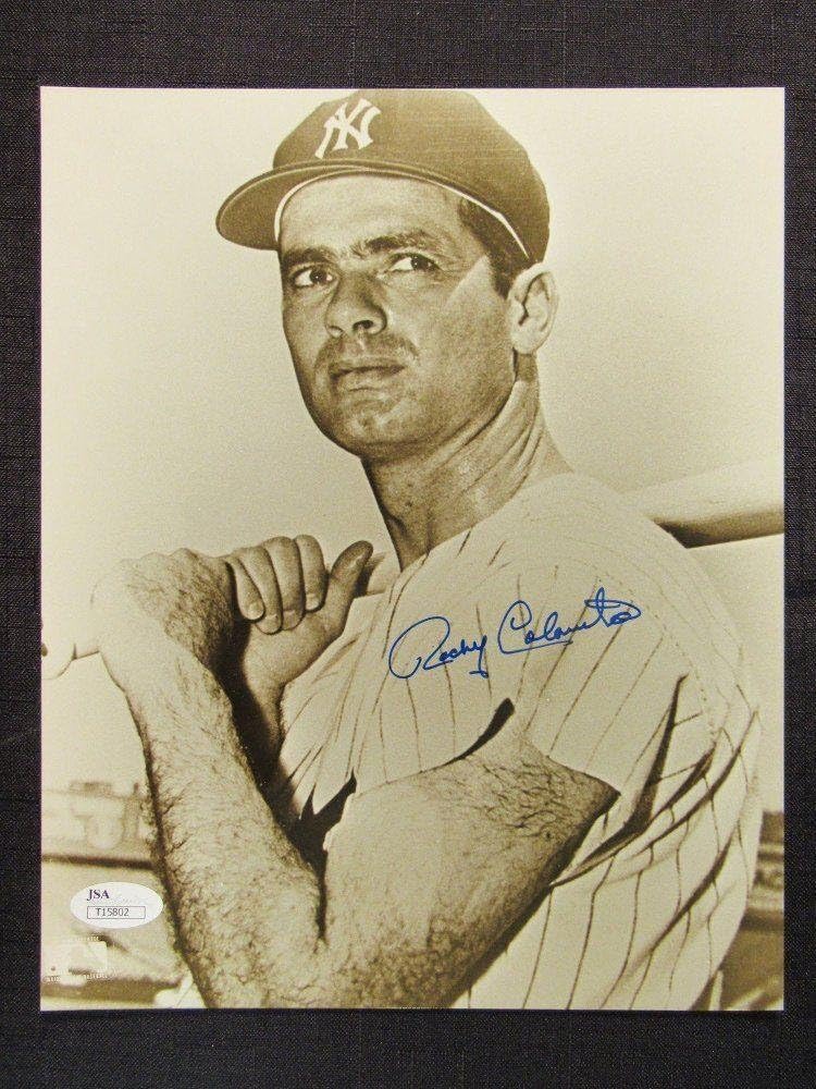 Rocky Colavito Autographed Photograph - 8x10 T15802 - JSA Certified ...
