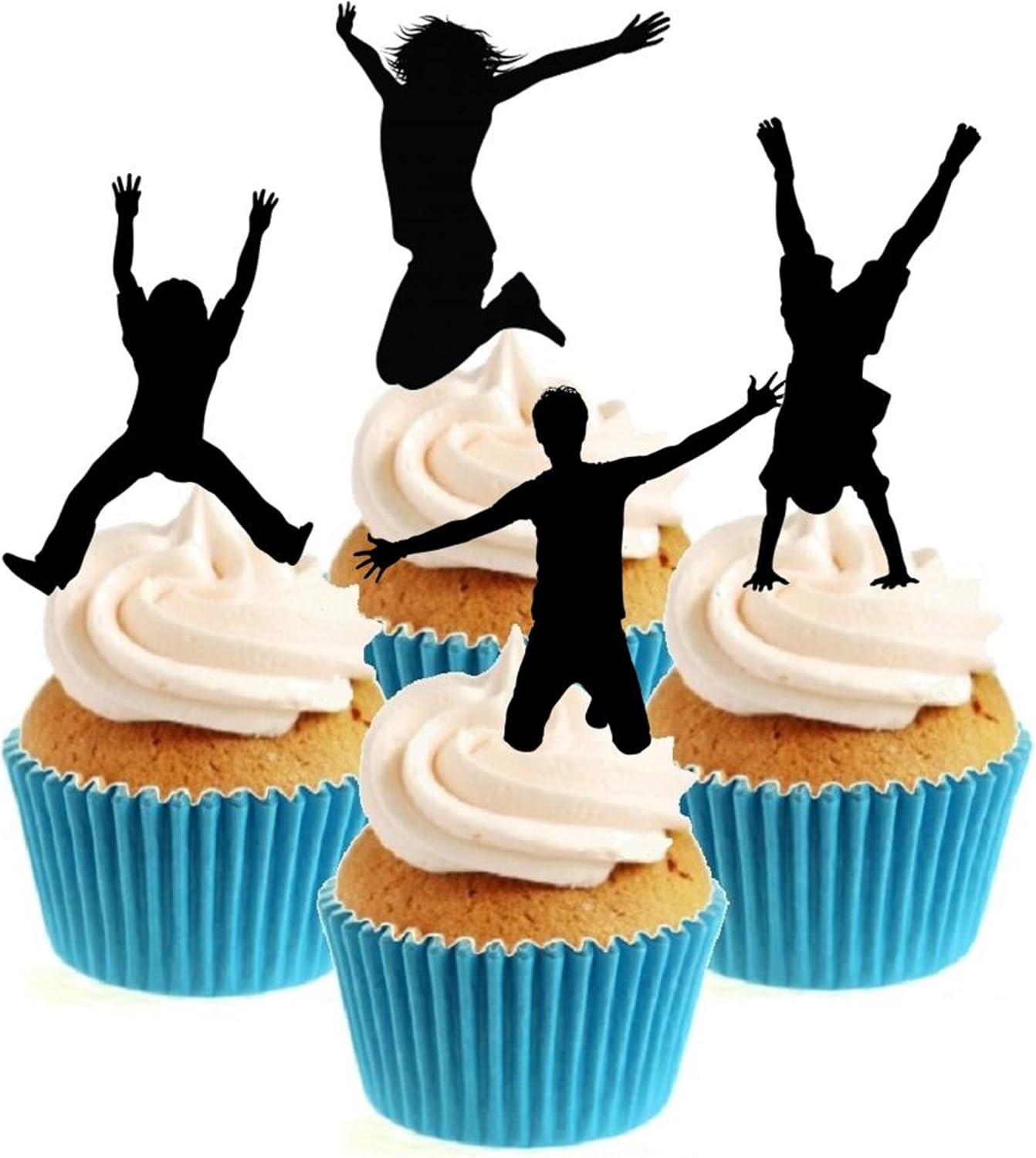 Sprinkles & Toppers Ltd Trampolining Jumping Collection Edible Stand Up ...