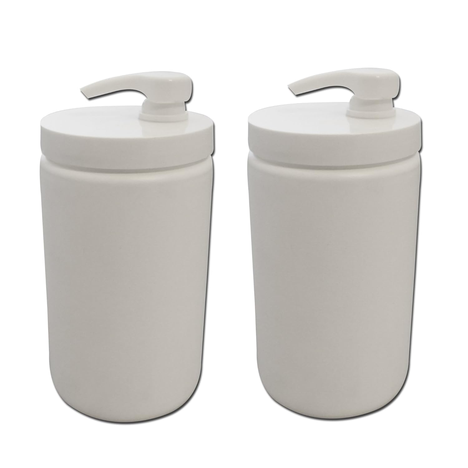 Amazon.com: TOA 2 pack of 32 Ounce Jar with Pump Plastic Container ...