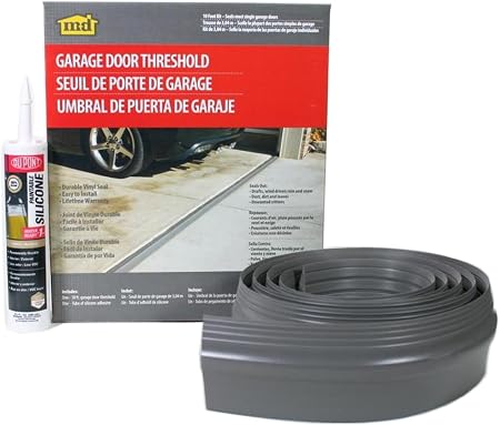 M-D Building Products 50100 M-D Single Garage Door Threshold Kit, 10 Ft ...