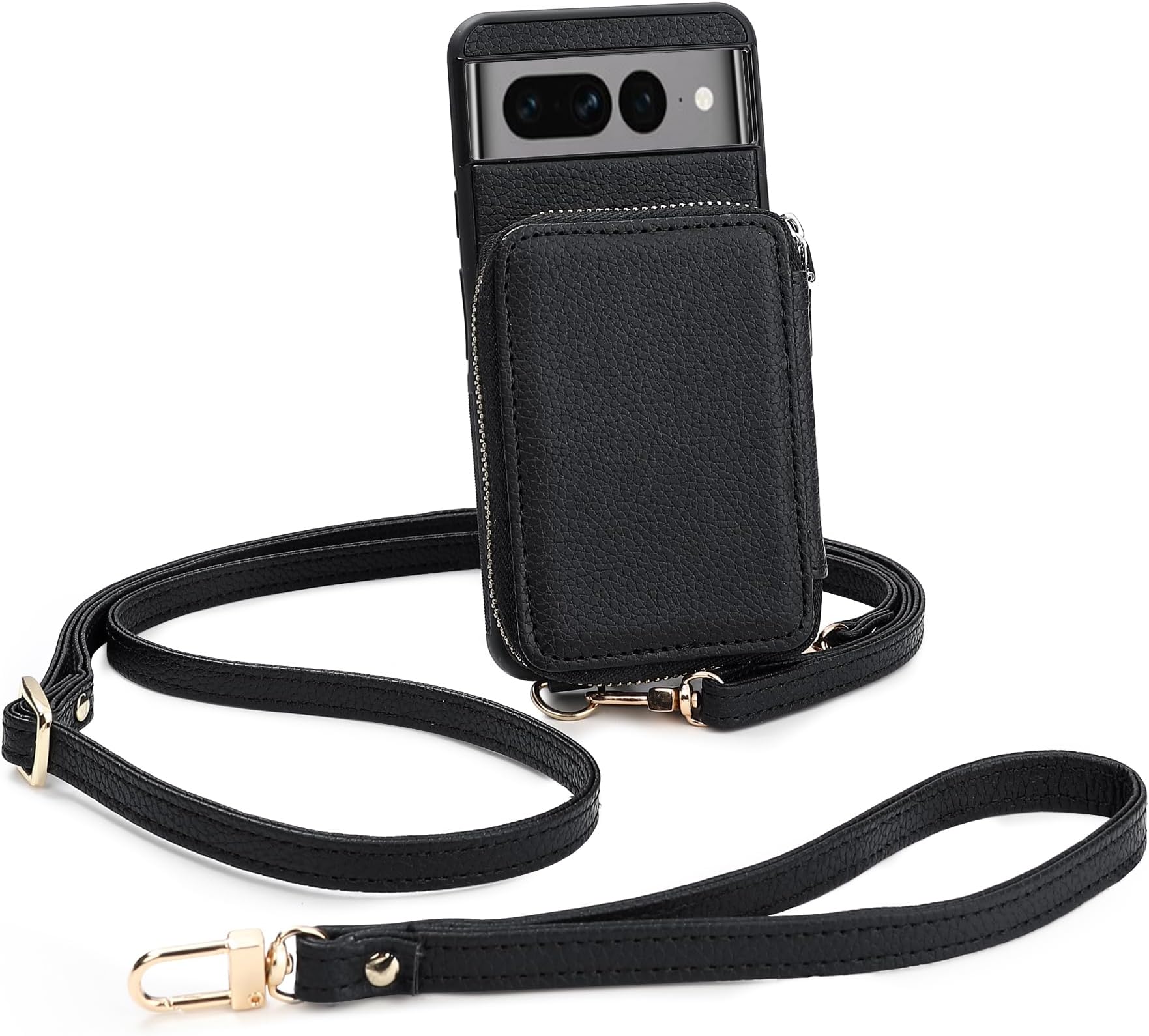 Amazon.com: KelaSip Google Pixel 8 Pro Wallet Case for Women,Zipper ...