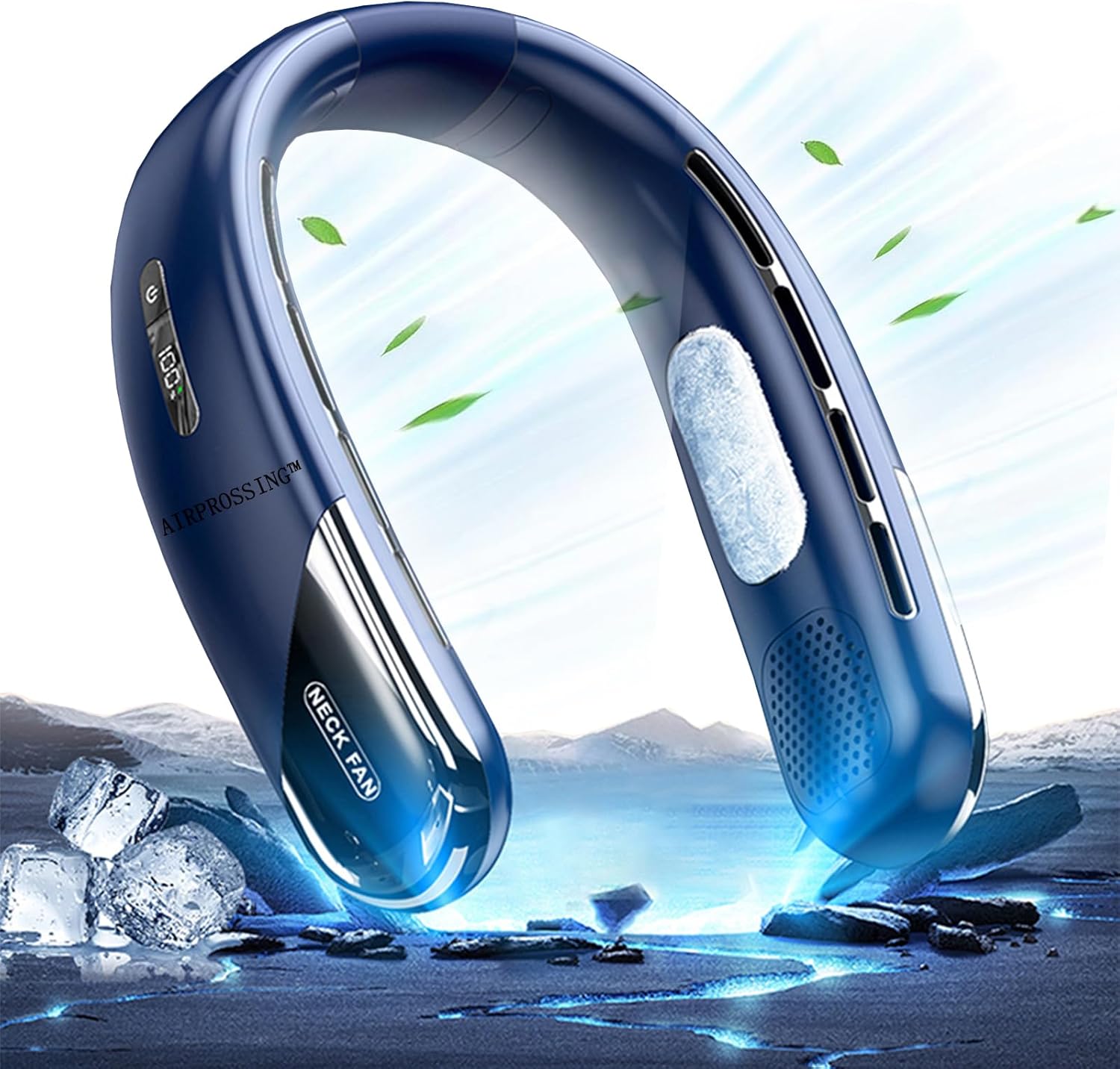 Amazon.com: AIRPROSSING Portable Neck Fan with LED Display,5 Speeds ...