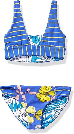Amazon.com: Maaji Girls' Square Neck Bralette Bikini Swimsuit Set ...
