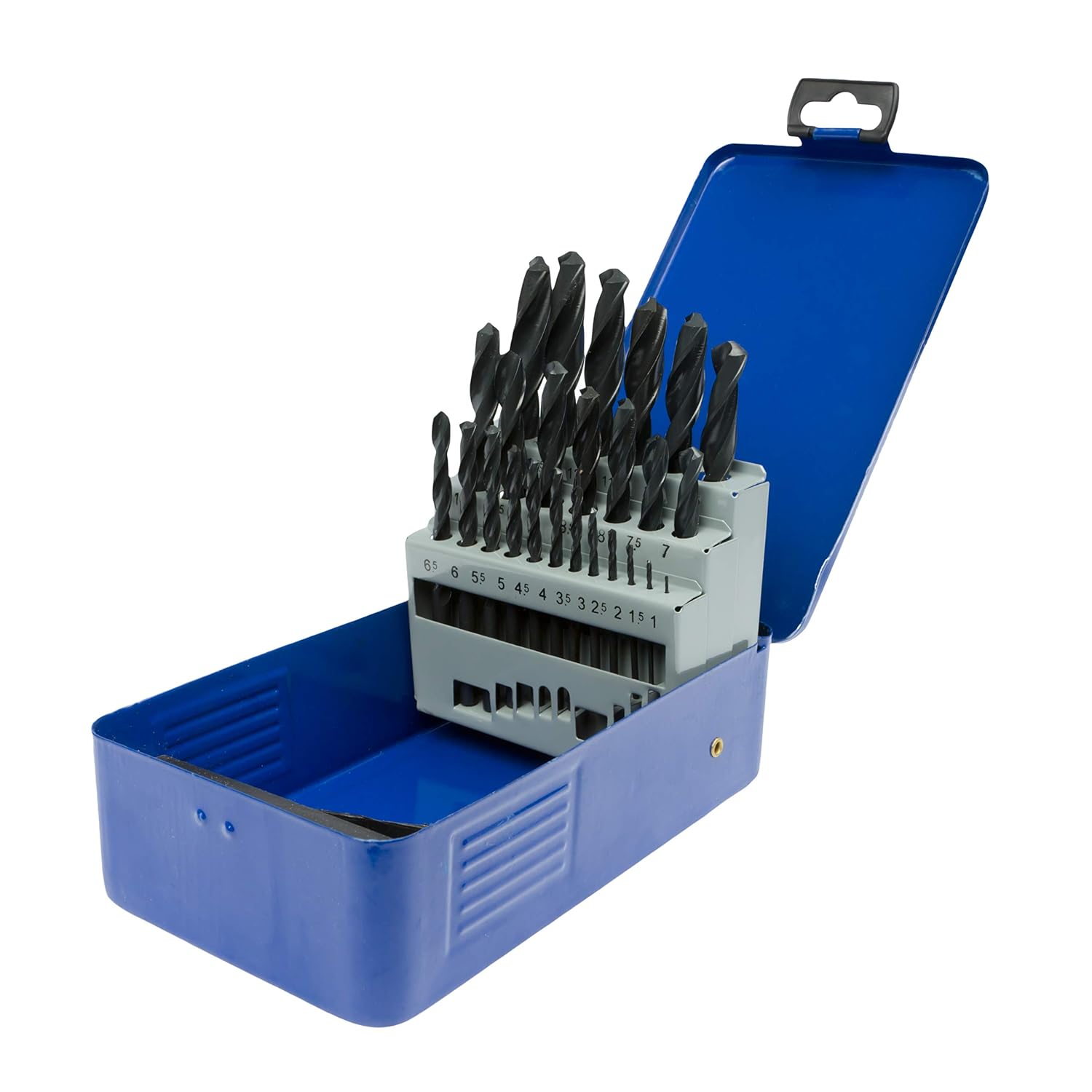 UK Drills HSS Drill Bit Set 25 from 1.0mm to 13mm For Steel Wood ...