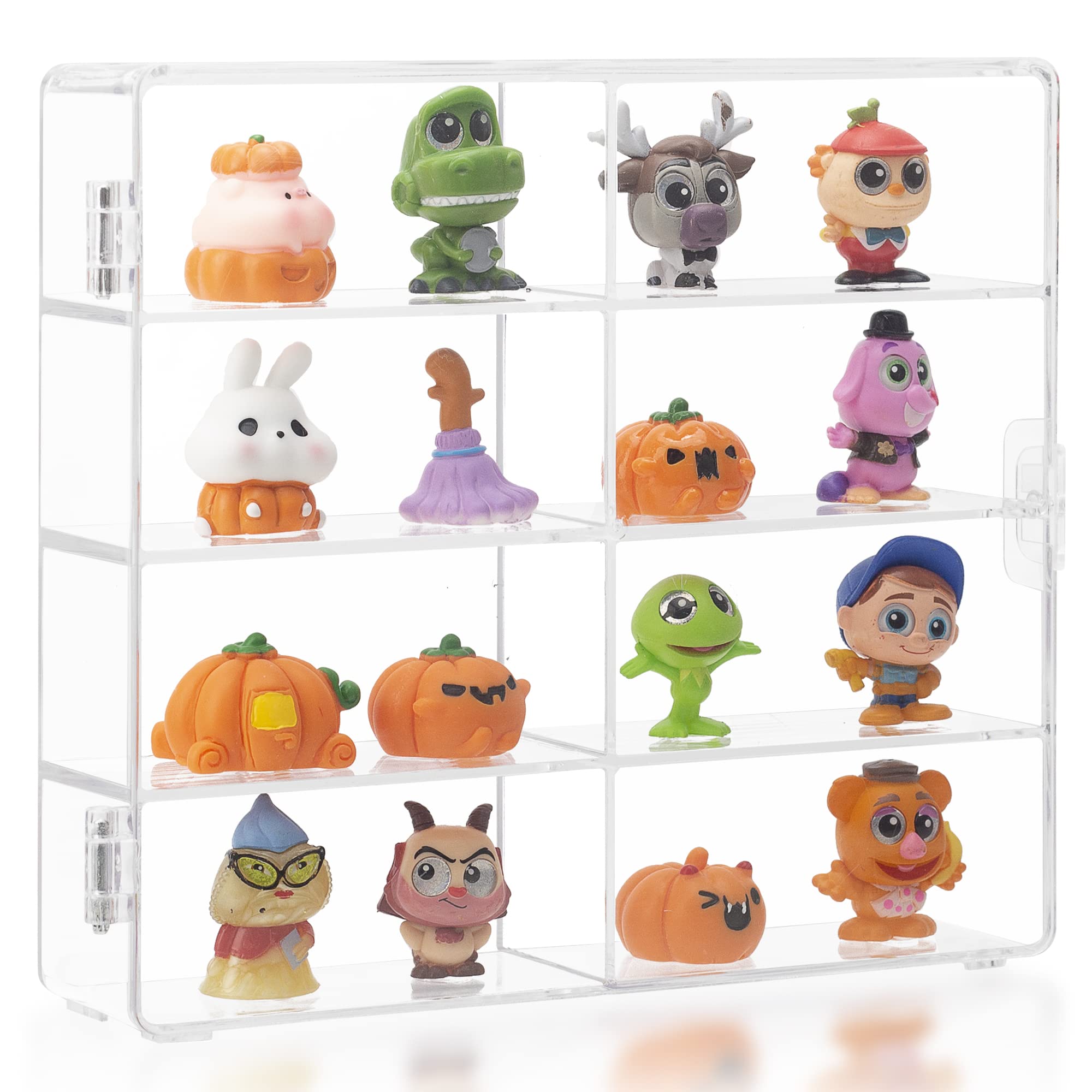 Amazon.com: JOYMOMO Clear Acrylic Display Case 8 Compartments Storage ...