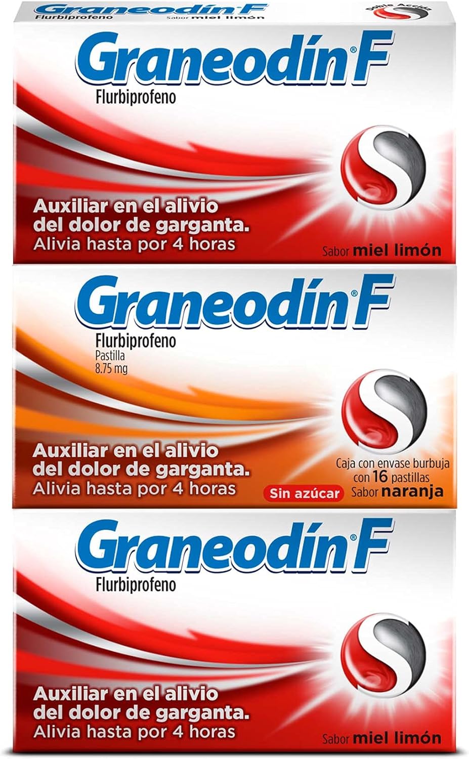 Graneodin F Graneodín F Doble Acción Pack 3 Cajas De 16 Pastillas ...