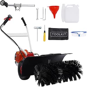 Amazon.com: VPABES Outdoor Hand Held Gas Power Broom, 52cc Gasoline ...