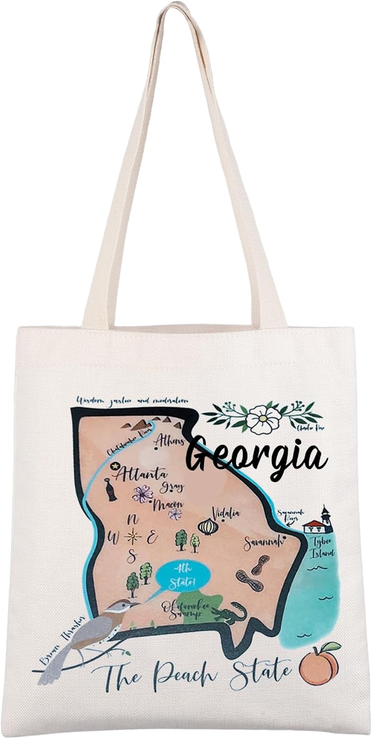 Amazon.com: CMNIM Georgia Gifts for Women Georgia Tote Bag Georgia ...
