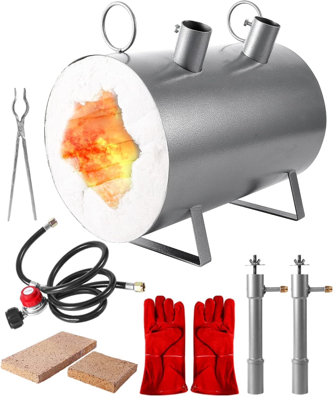 Amazon.com : Propane Forge Double Burner, Large Capacity, Durable Mini ...