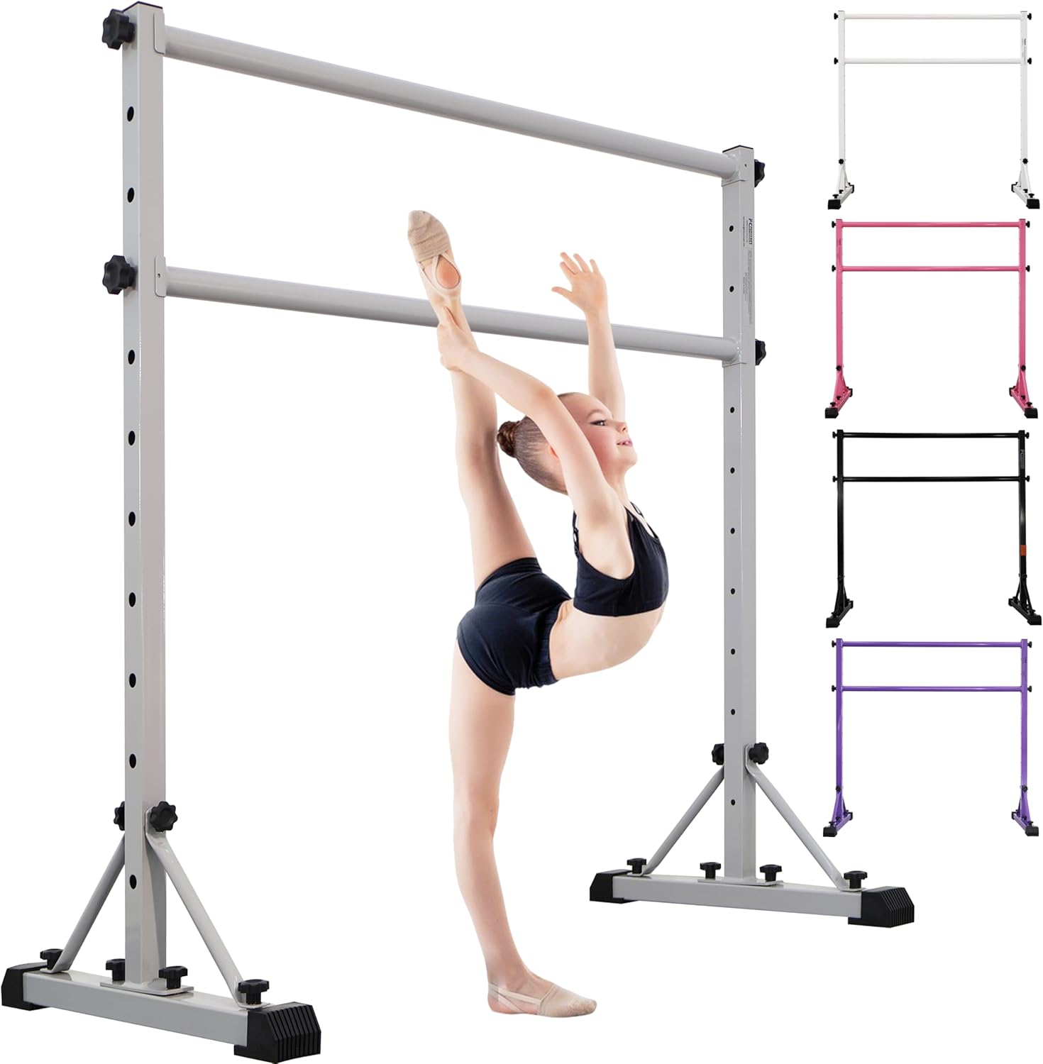 Portable Double Aluminum Ballet Barre with Leg Australia | Ubuy