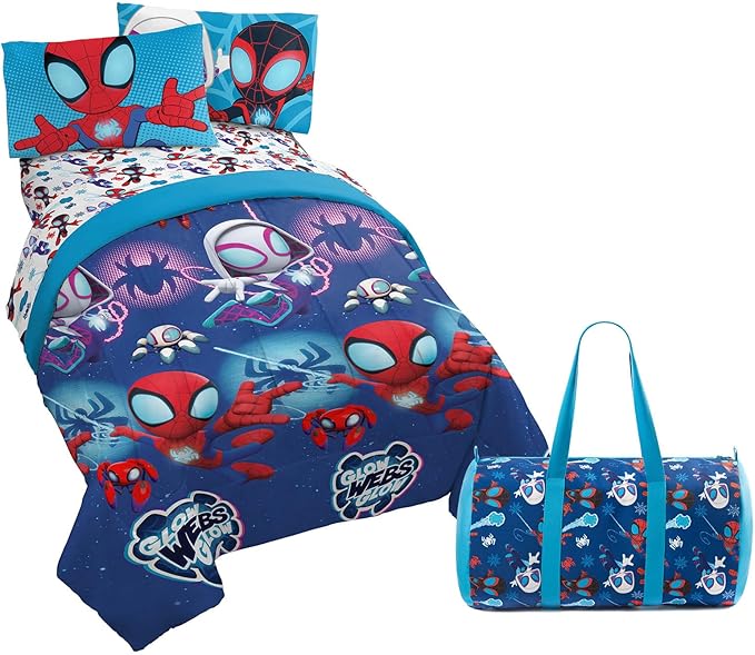 Amazon.com: Jay Franco Marvel Spidey & His Amazing Friends Twin Size ...