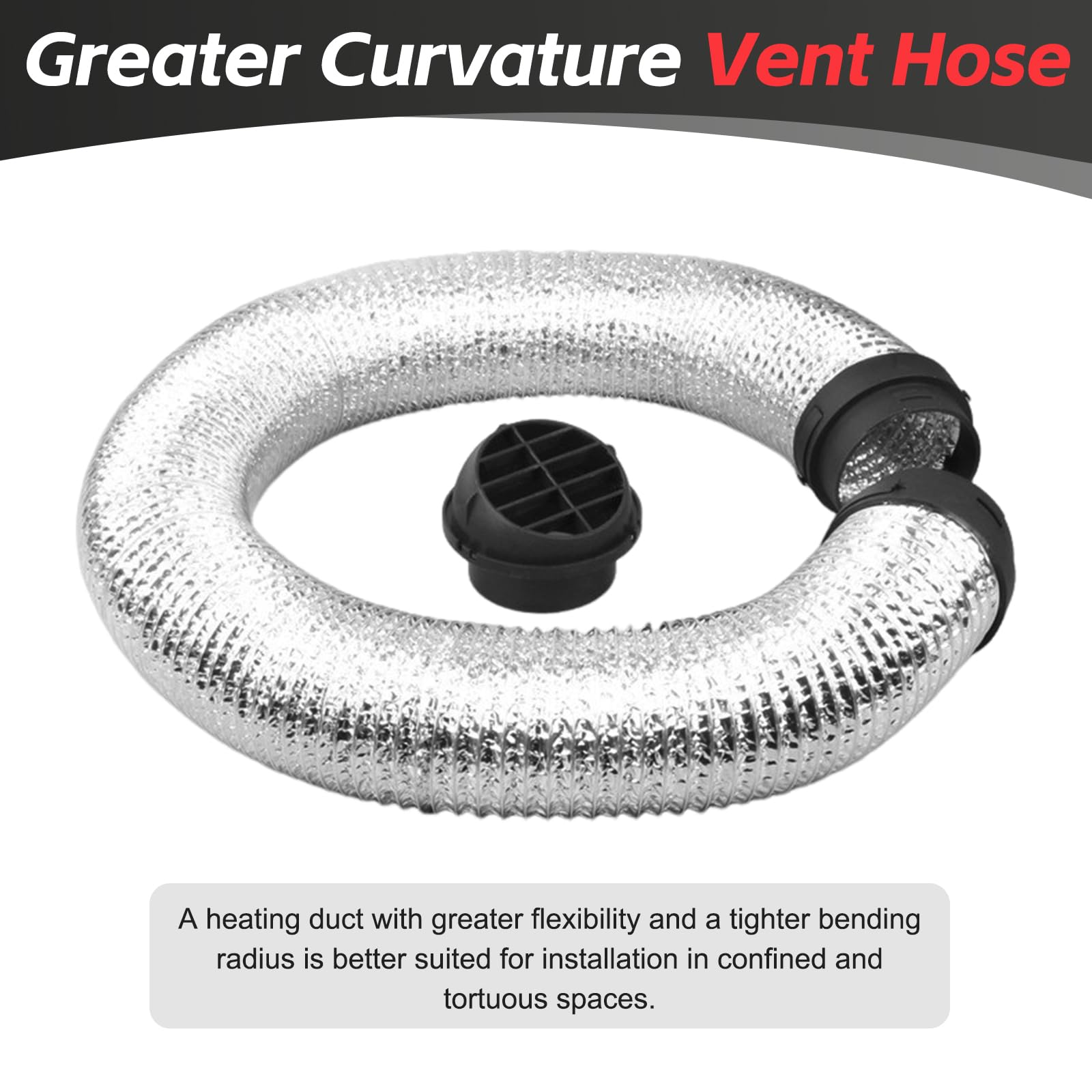 Snapklik.com : Copgge 3 Inch Parking Diesel Heater Ducting Dual-Layer ...