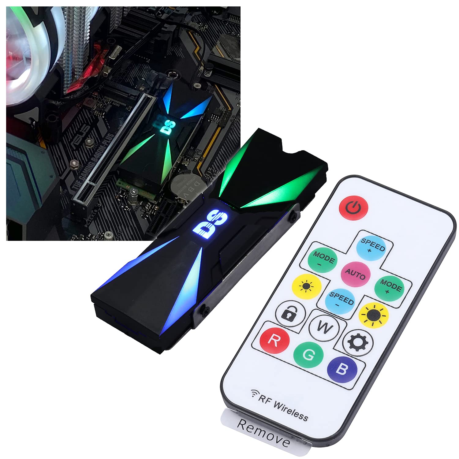 Buy DS Mini Rainbow RGB RF Controller Kit with M2 Heatsink for Rainbow ...