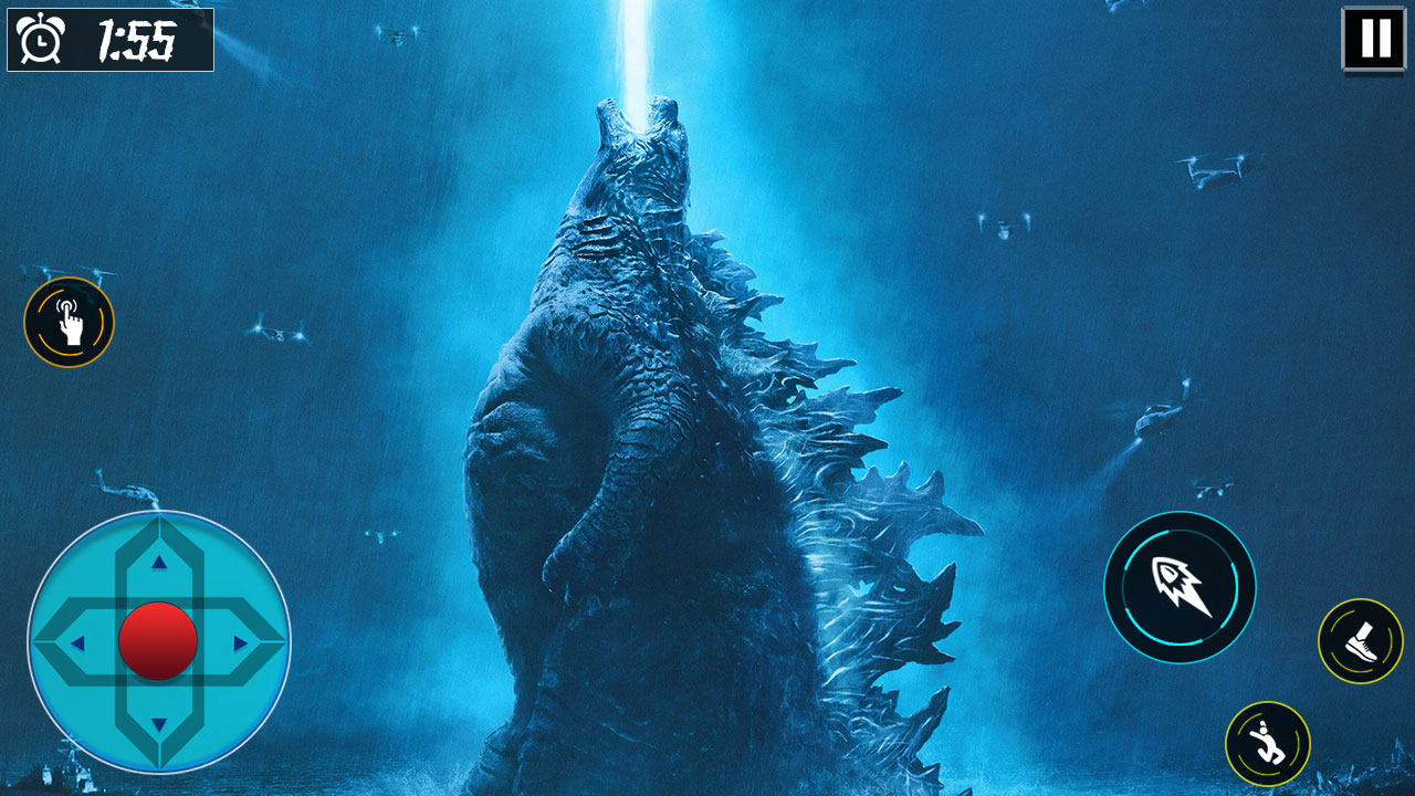 Big Monster Kaiju vs Godzilla War Kong City Destruction Simulator Games ...