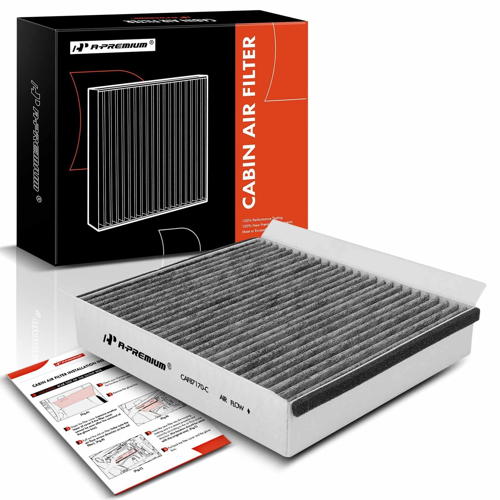 Amazon.com: A-Premium Cabin Air Filter with Activated Carbon Compatible ...