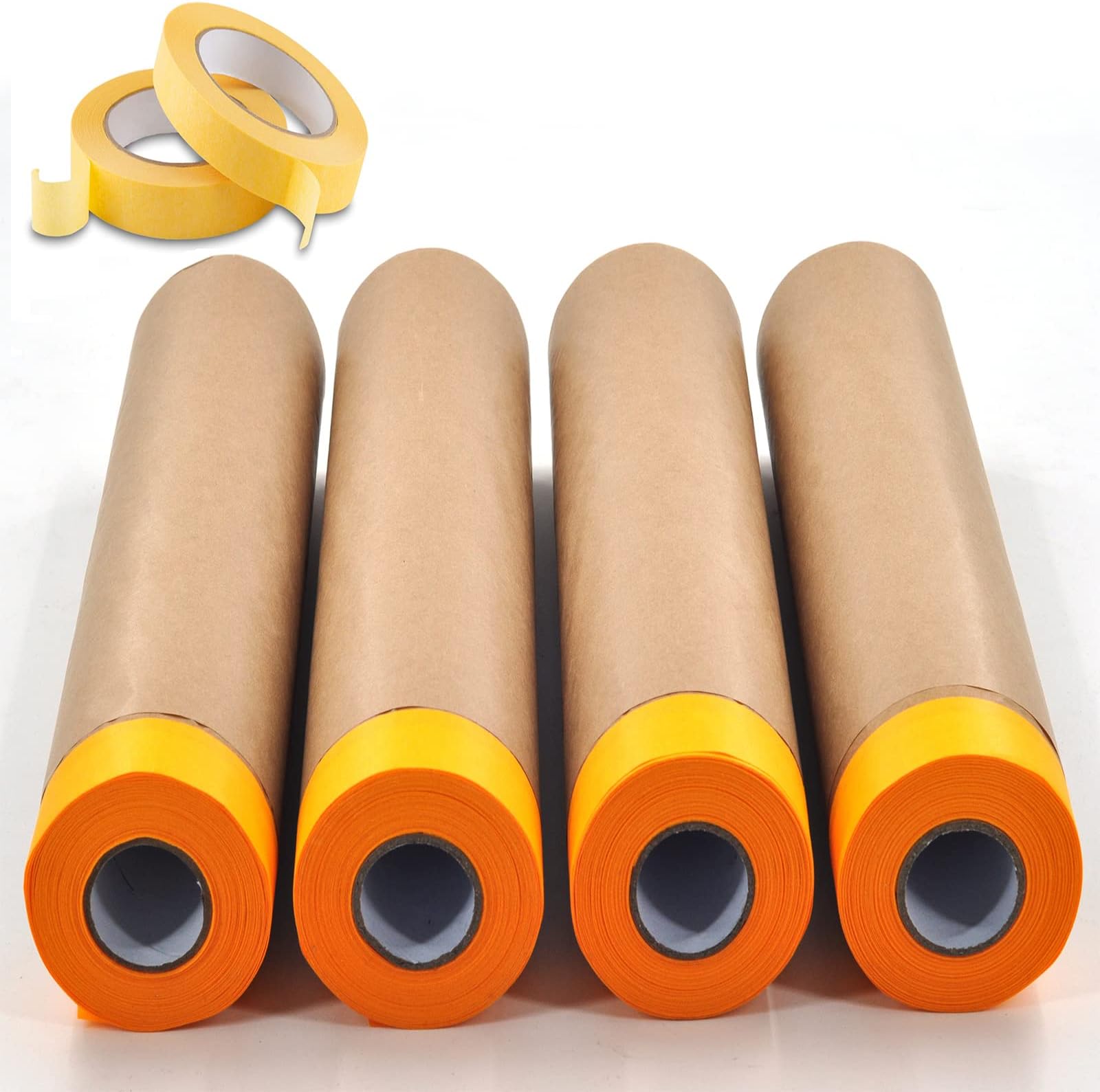 U.S. Chemical & Plastics Handy Mask Hand Masking Tape & Paper 15 ...