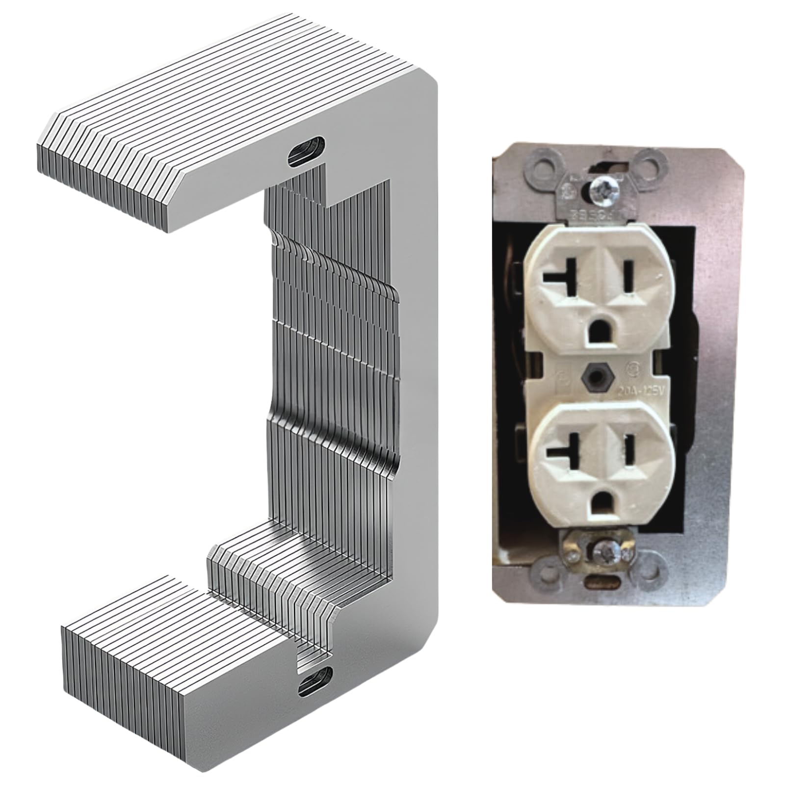 SevenUncles 20pcs Wall Plate Spacer Outlet Spacers for Electrical Box ...