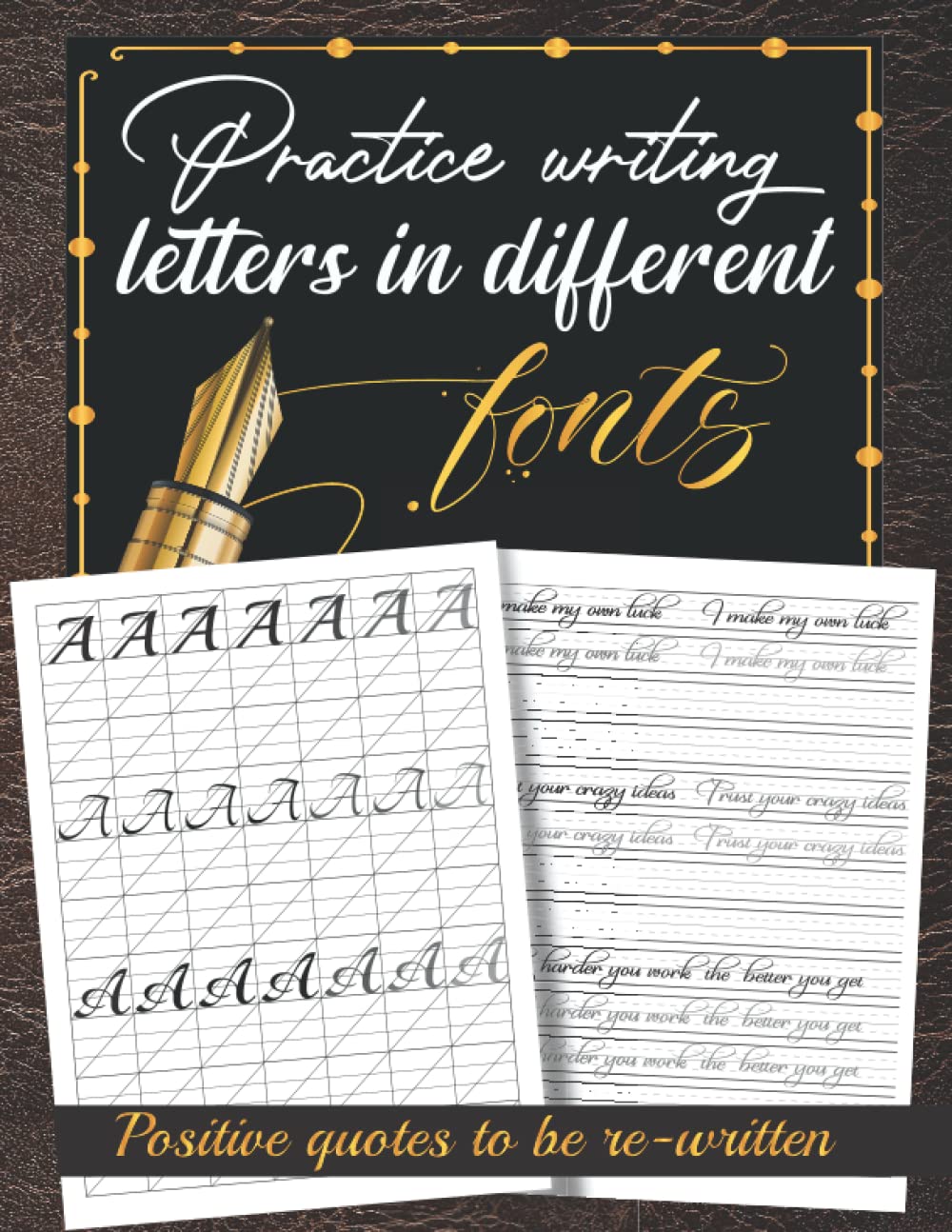 Buy Practice writing letters in different fonts: Calligraphy Practice ...