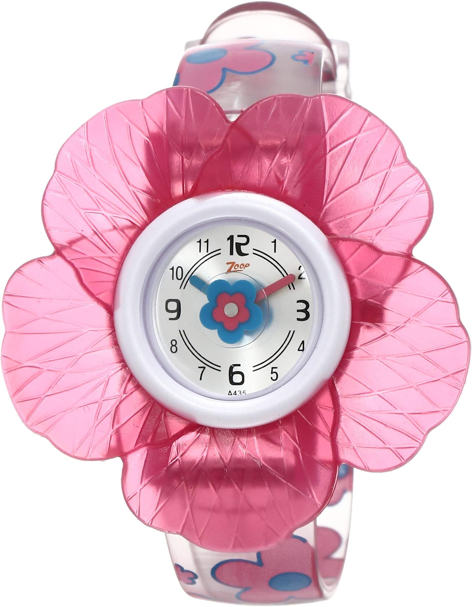 Zoop By Titan Quartz Analog Silver Dial PU Strap Watch for Kids ...