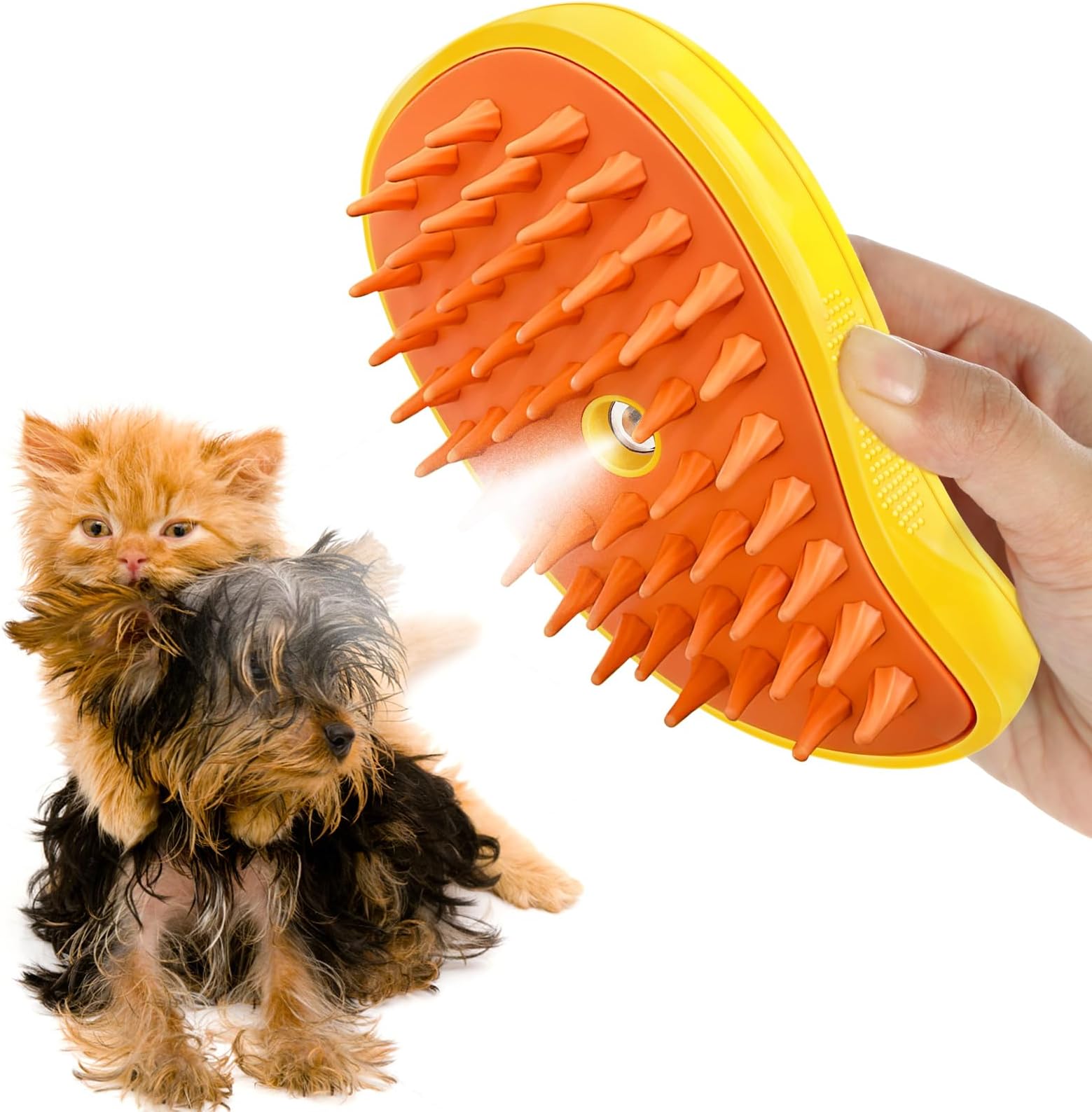 Amazon.com : Cat Mist 3-in-1 Rechargeable Silicone Pet Grooming Tool ...