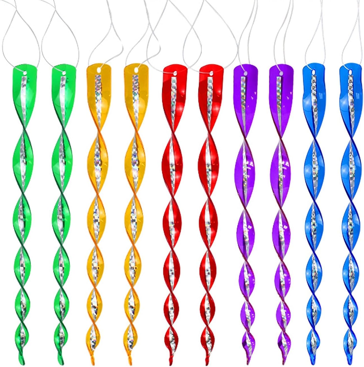 Amazon.com : 12-Inch Bird Repellent Reflective Scare Rods - Ornamental ...