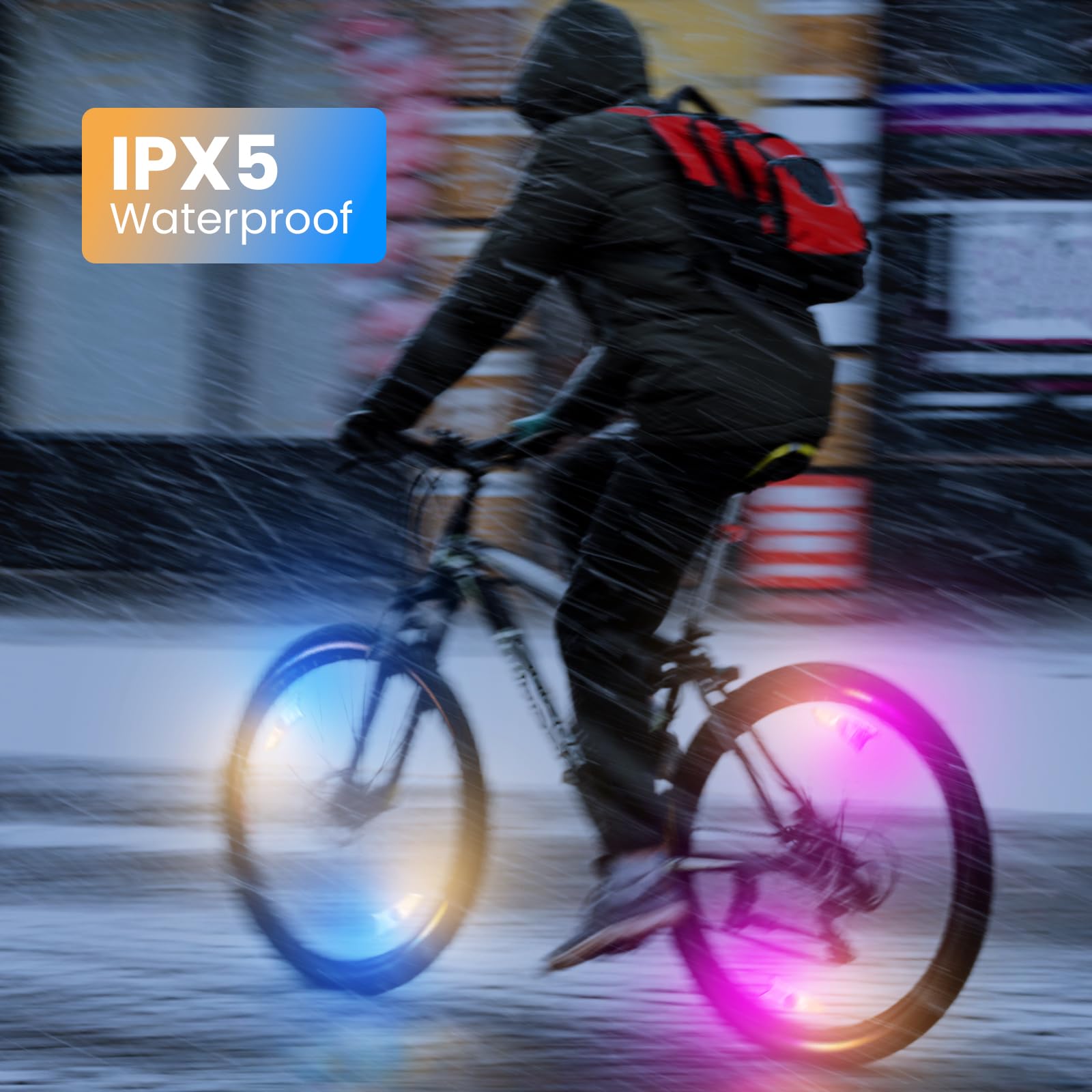 Snapklik.com : REYUNGGO 4Pack LED Bike Wheel Lights,Ultra Bright ...