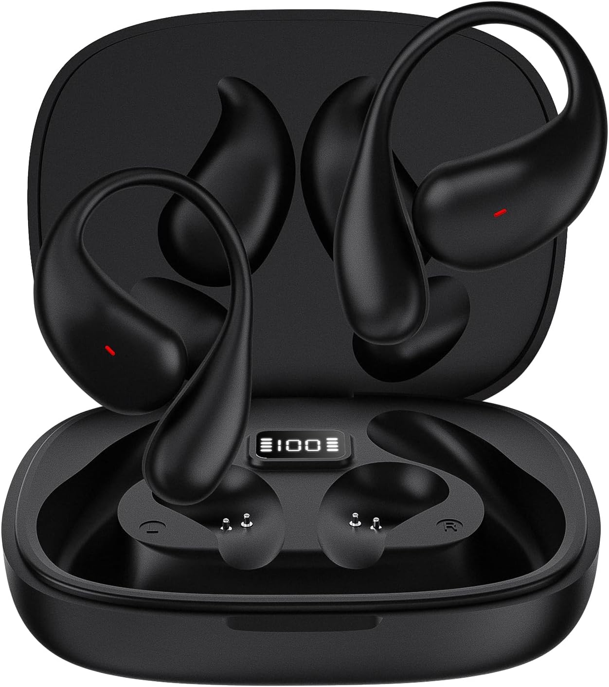 Amazon.com: Open Ear Headphones Bluetooth 5.4 Wireless Earbuds Sport ...