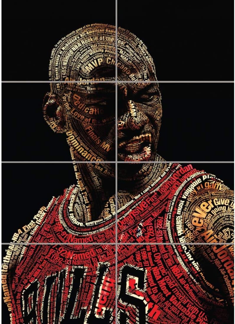 Doppelganger33 LTD Michael Jordan Arte de la Pared Multi Panel de ...
