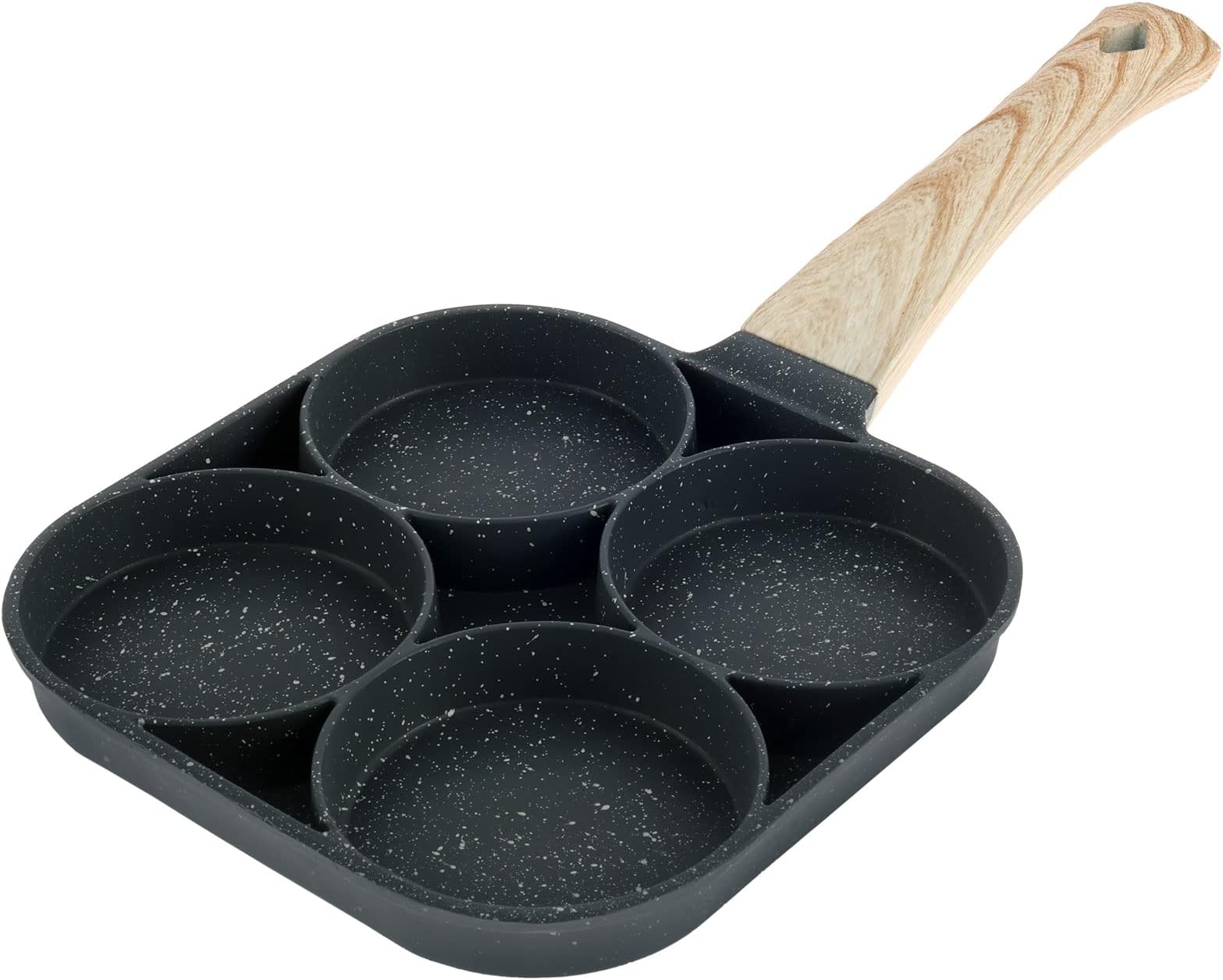 Efforias 4 Egg Mini Pancake Frying Pan - Non Stick Induction Gas ...