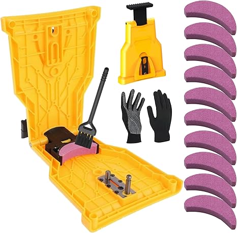 Amazon.com: Chainsaw Sharpener, Universal Chain Saw Sharpener Tool ...
