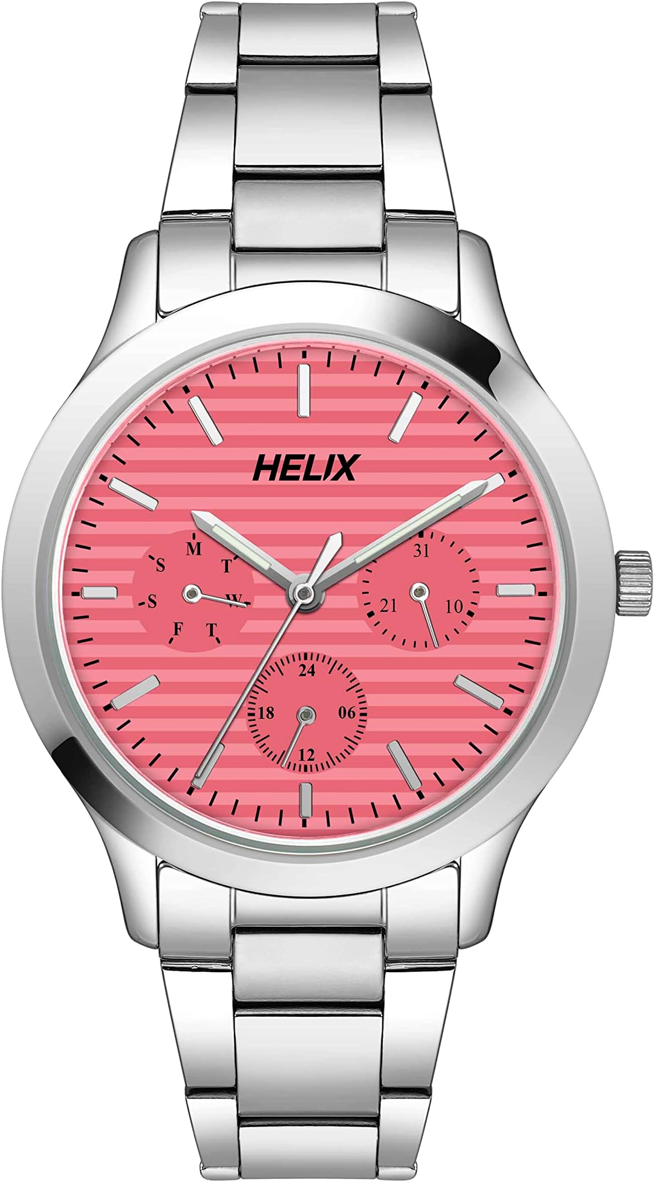 Helix Analog Black Dial Men's Watch - TW035HG08 : Amazon.in: Fashion