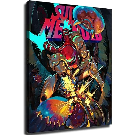 Amazon.com: Libalght Metroid Prime Game Poster Vintage Gaming Art Tin ...