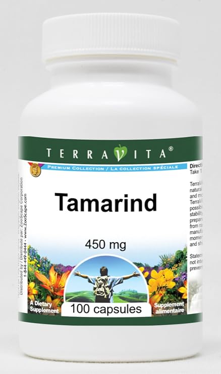Amazon.com: Tamarind - 450 mg (100 Capsules, ZIN: 521505) : Health ...