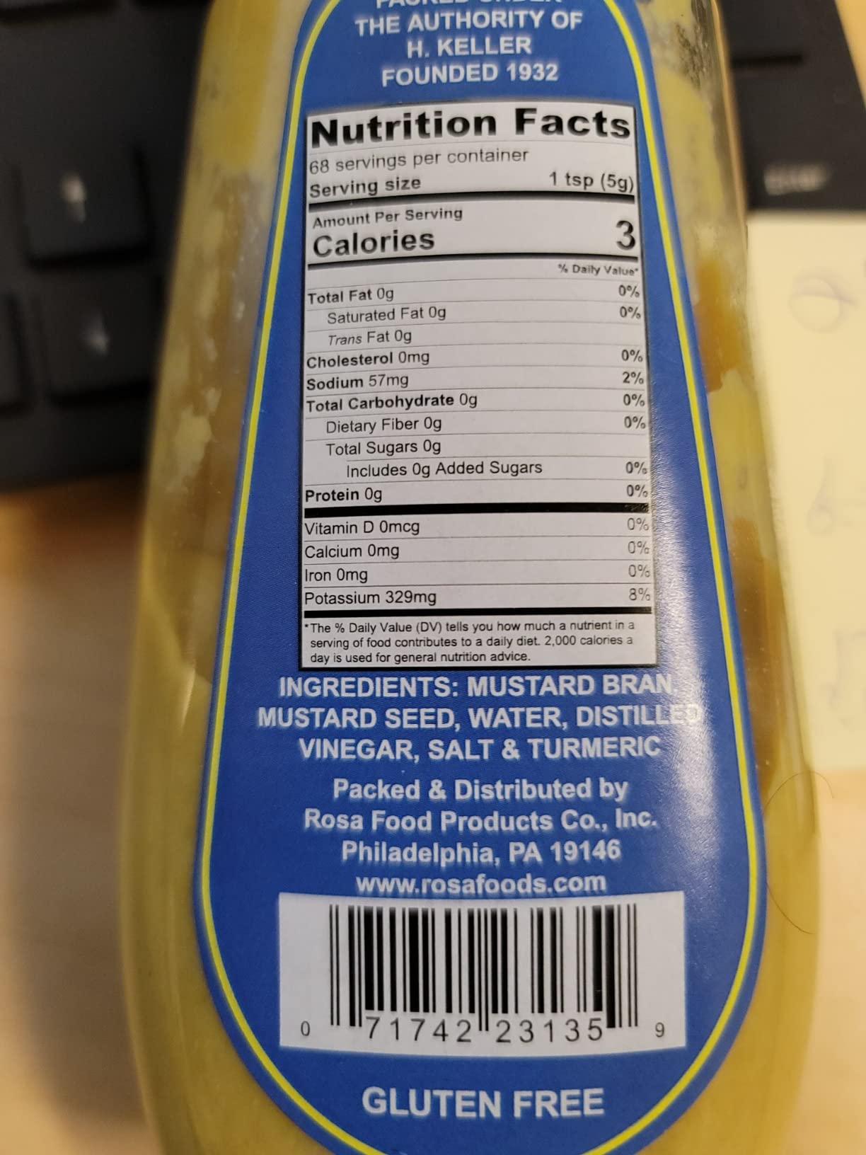 Amazon.com : Keller's 12 oz. Deli Bran Mustard (2 pack) : Grocery ...