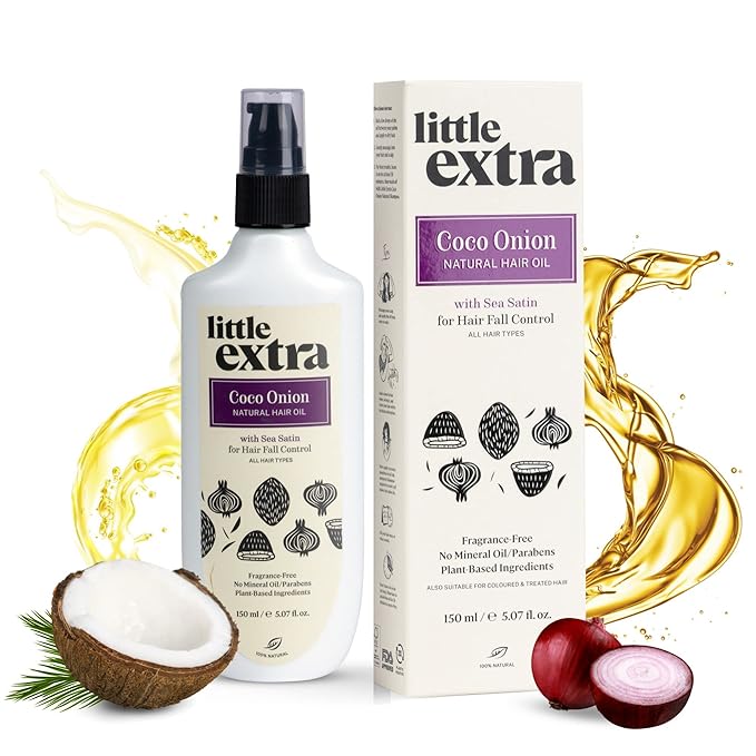 Buy little extra Coco Onion Natural Hair Oil For Hair Fall Control ...
