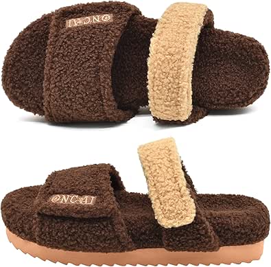 Amazon.com | ONCAI Womens Open Toe Platform Slippers,Arch Support ...