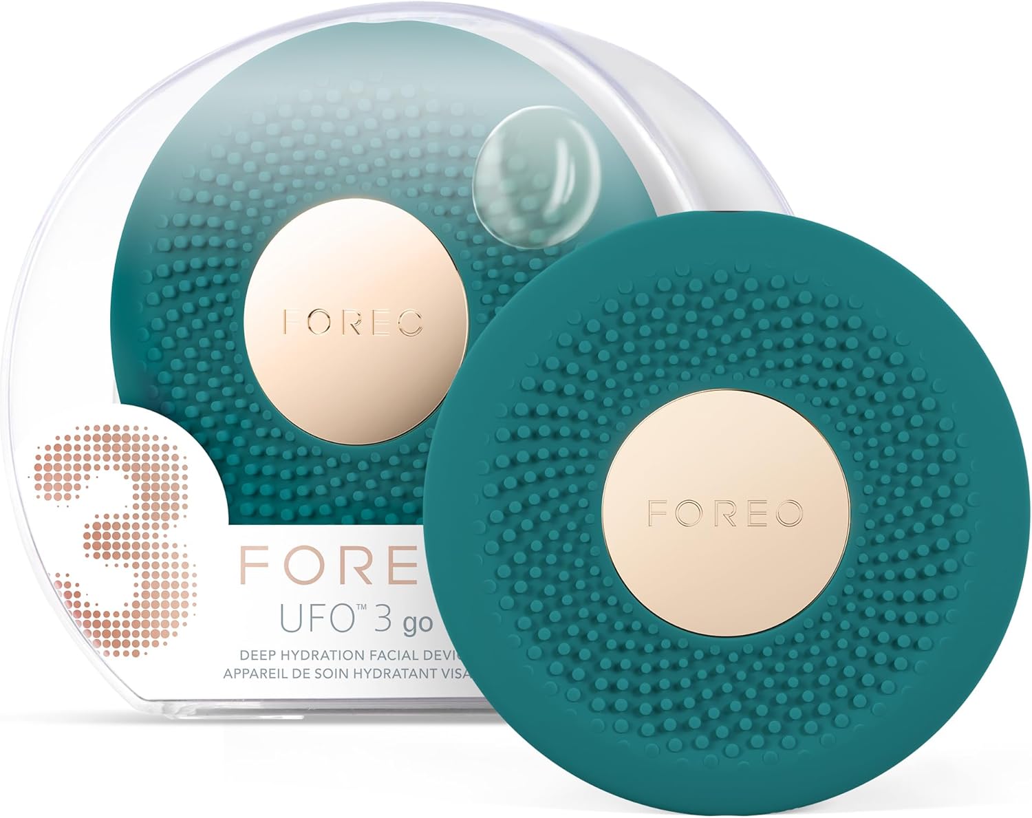 FOREO UFO 3 go - Compact 4-in-1 Full Facial LED Mask Treatment - Deep ...