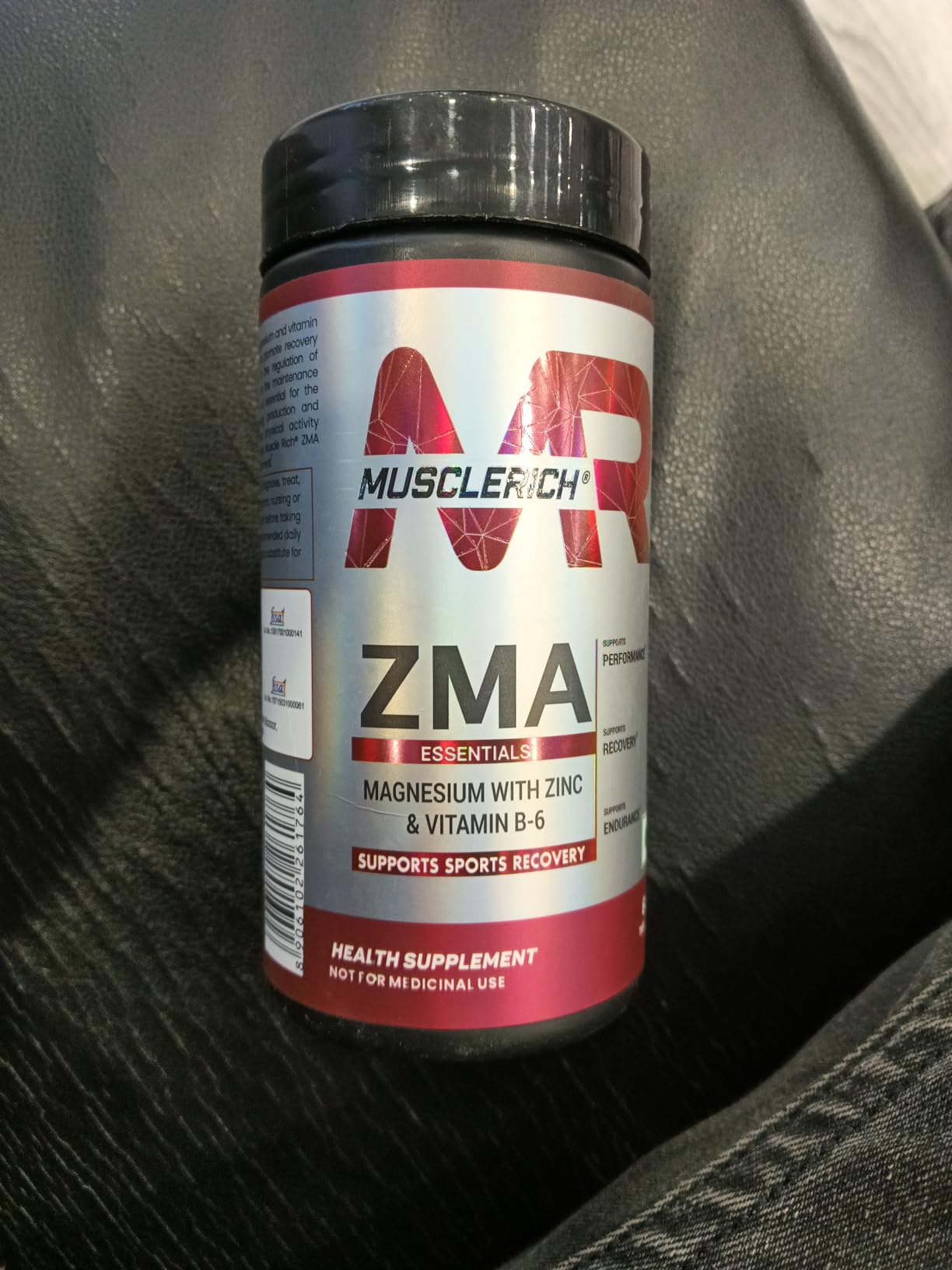 MuscleRich ZMA Supplements for Men & Women | Zinc, Magnesium & Vitamin ...