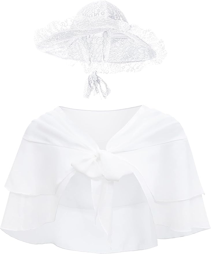 Amazon.com: Mob Cap Victorian Pioneer Prairie Bonnet Sun Hat Colonial ...