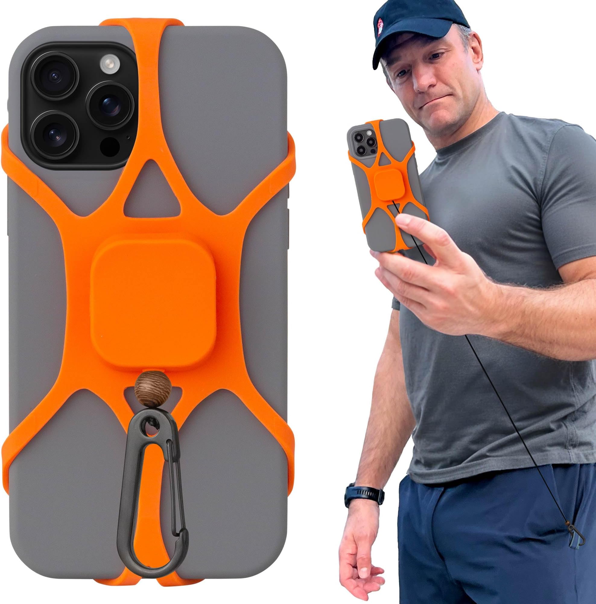 Amazon.com: Universal Phone Lanyard Holder and Ring Grip, Silicone Cell ...