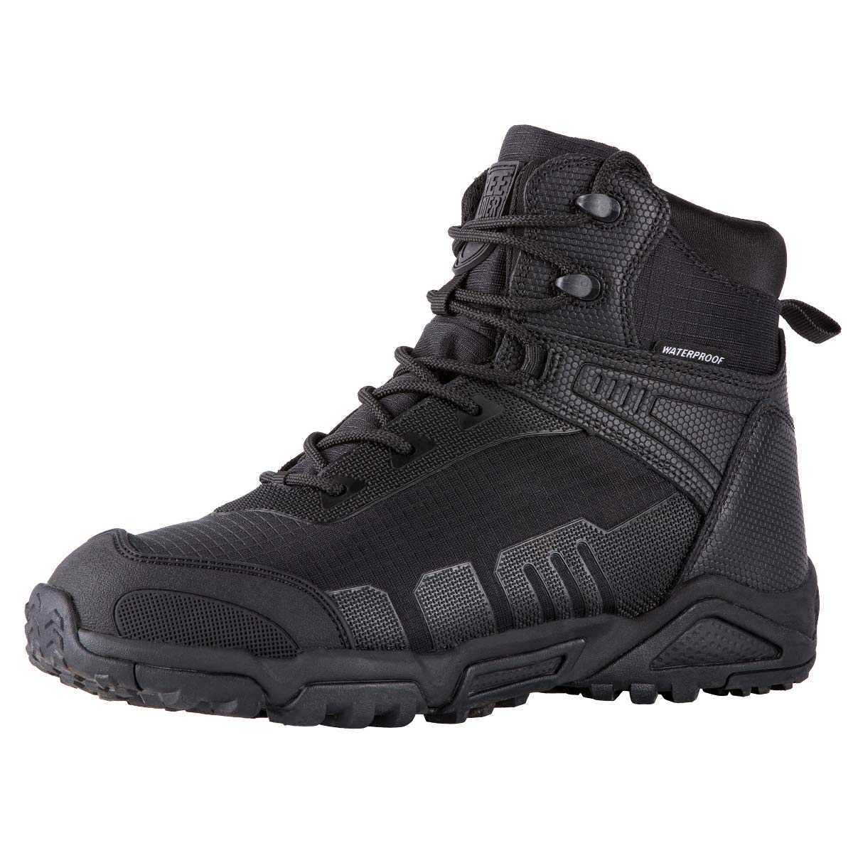 FREE SOLDIER Men's Waterproof Hiking Boots Lightweight Work Boots ...