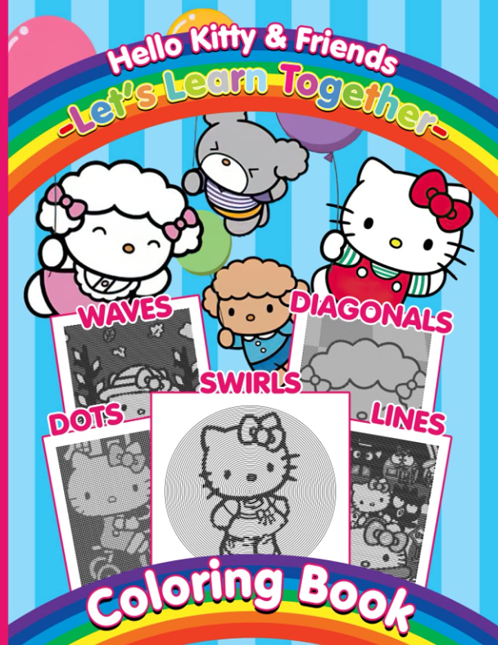 Buy Hello Kitty And Friends Lets Learn Together Dots Diagonals Swirls ...