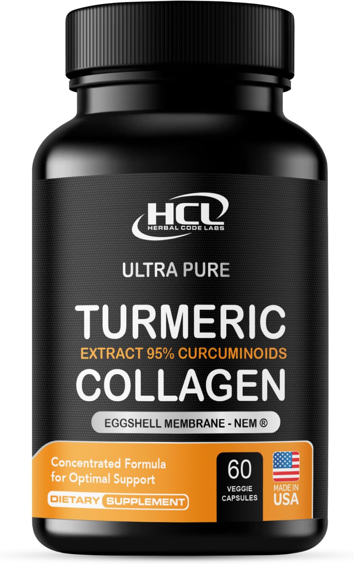 Amazon.com: Turmeric Curcumin 95% Extract & Collagen Capsules - NEM ...