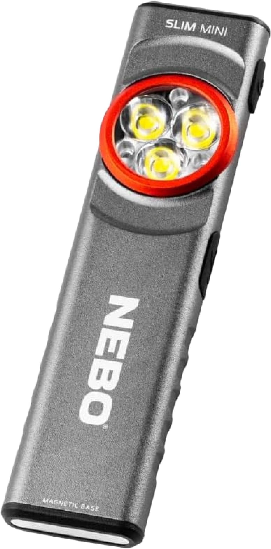 NEBO Slim+ Mini USB C Rechargeable Torch - LED Portable Mini Flash ...